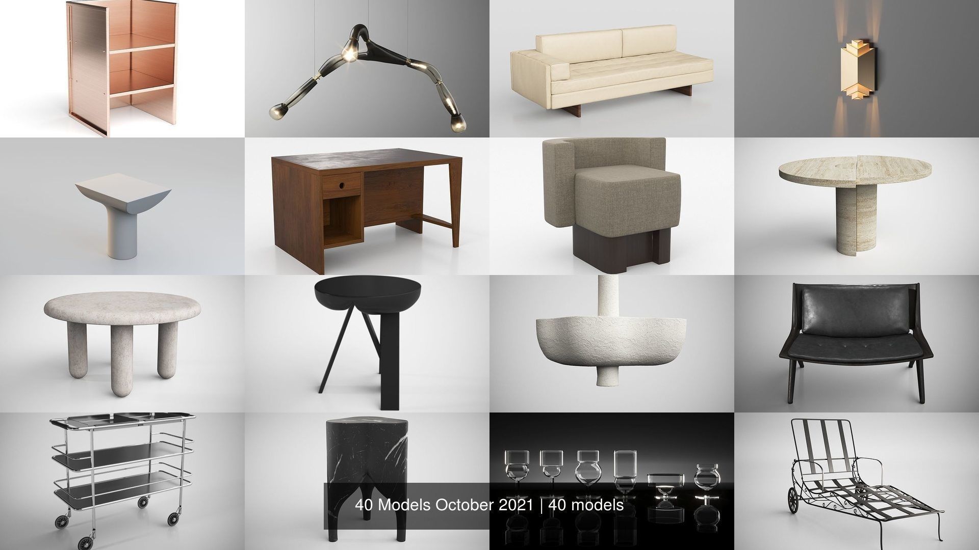 40 Models October 2021 3D Model Collection | CGTrader