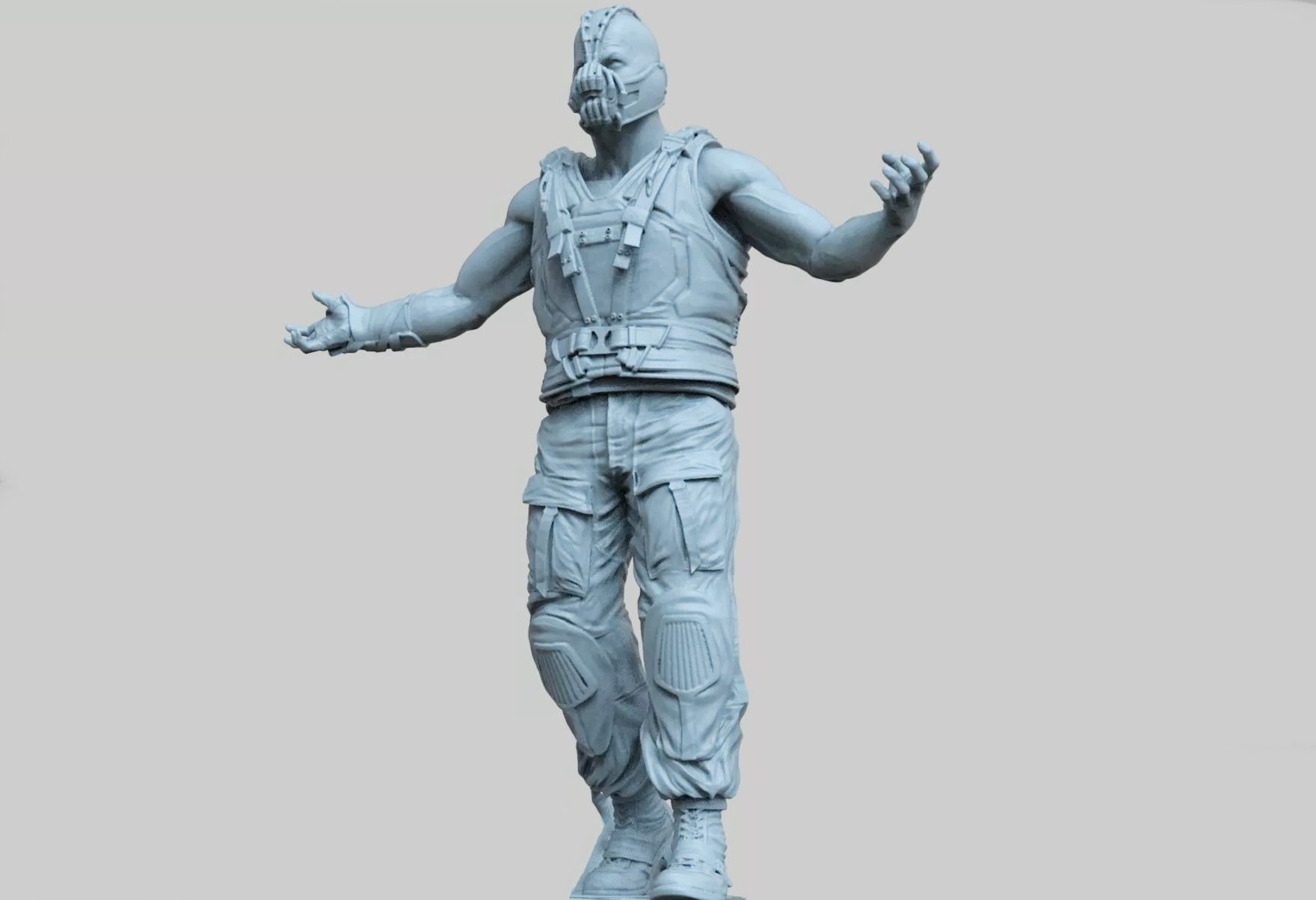 Bane movie 3d model ready to print 3D model 3D printable | CGTrader