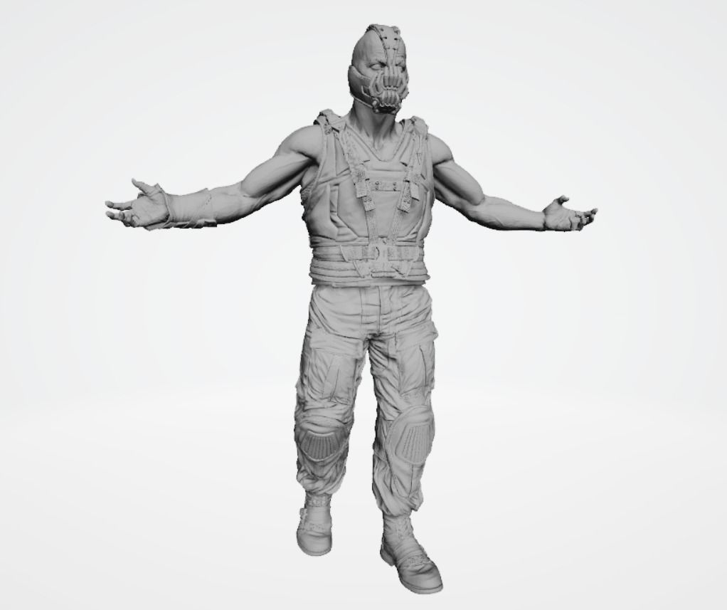 Bane movie 3d model ready to print 3D model 3D printable | CGTrader