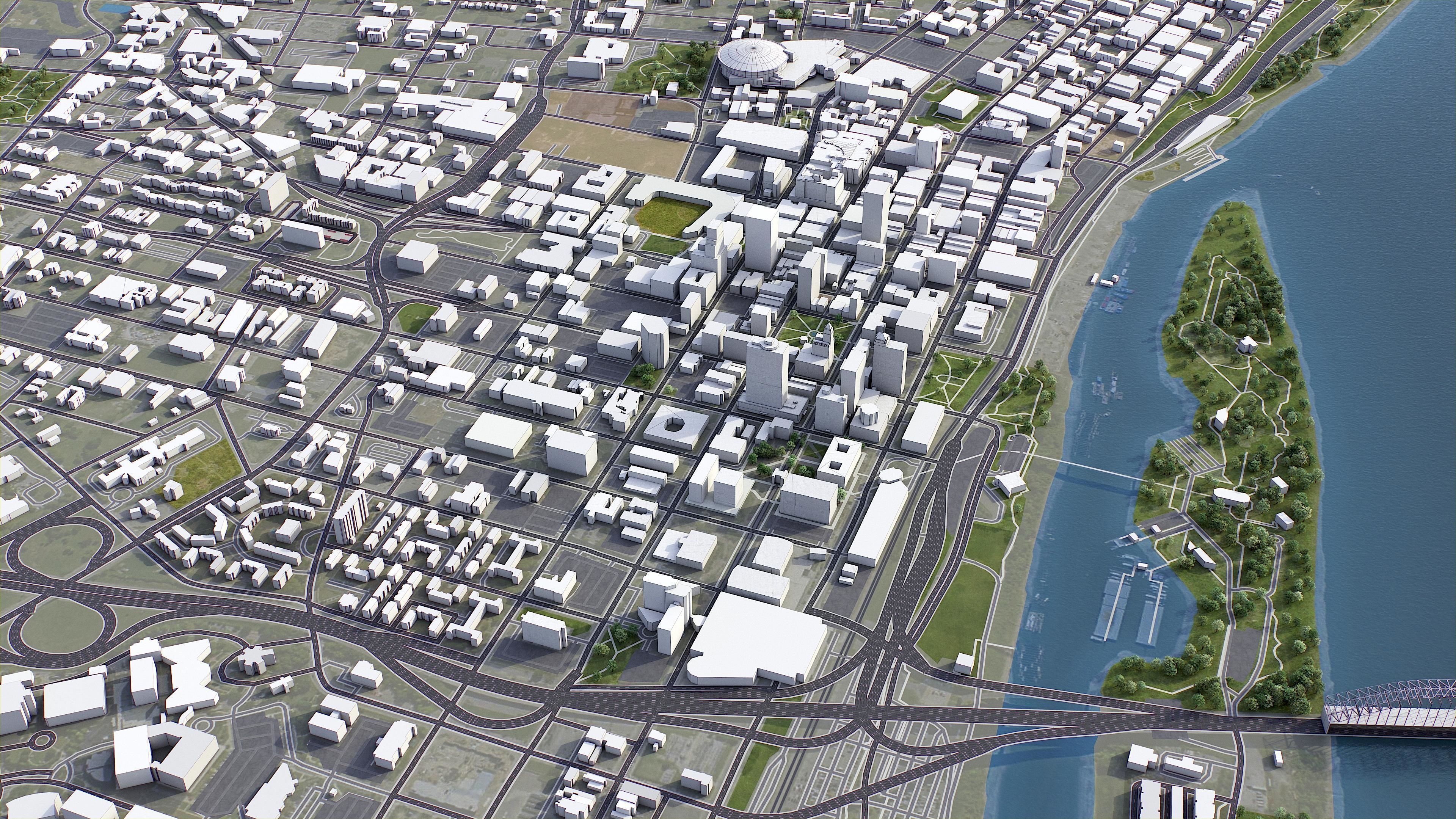 3D model Memphis VR / AR / low-poly | CGTrader