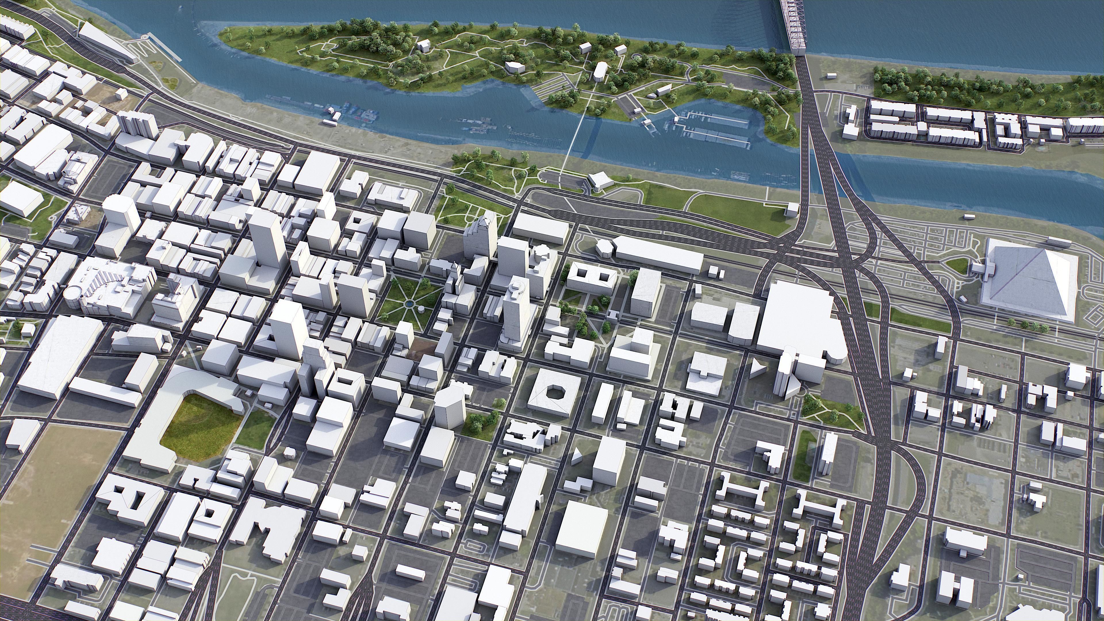 3D model Memphis VR / AR / low-poly | CGTrader