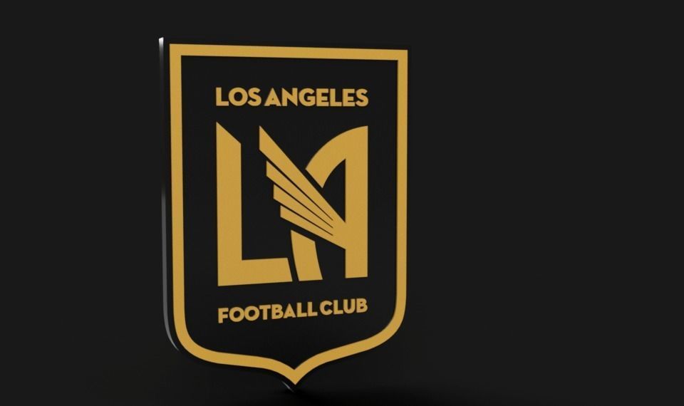Los Angeles football club emblem 3D model | CGTrader