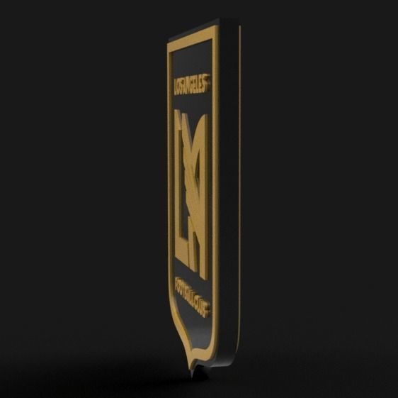 Los Angeles football club emblem 3D model | CGTrader