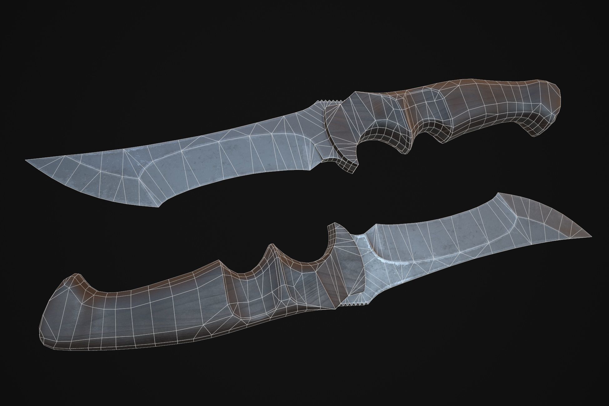 3D model Knives pack 9 models VR / AR / low-poly | CGTrader