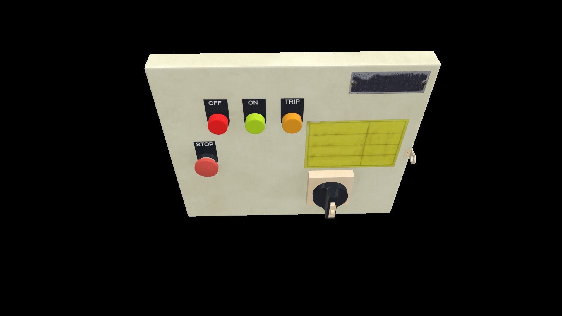 3D model Pannel control panel VR / AR / low-poly | CGTrader