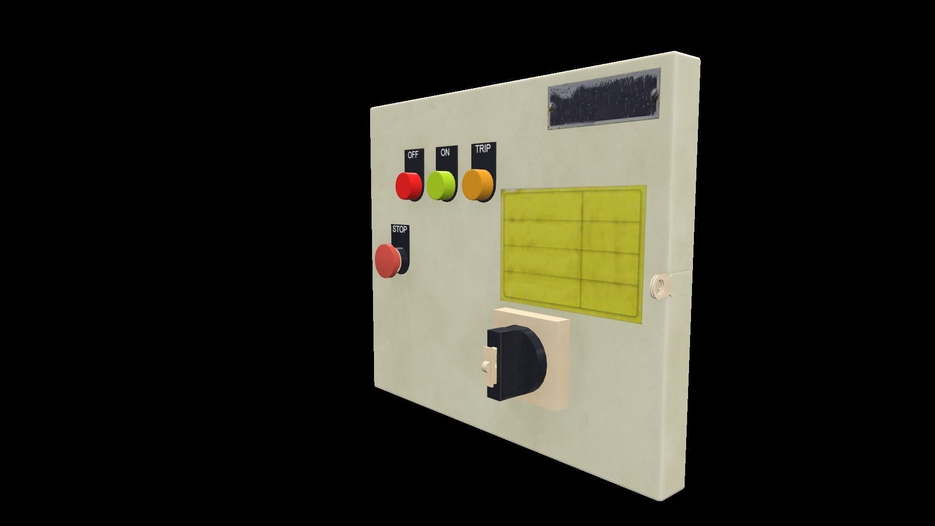 3D model Pannel control panel VR / AR / low-poly | CGTrader
