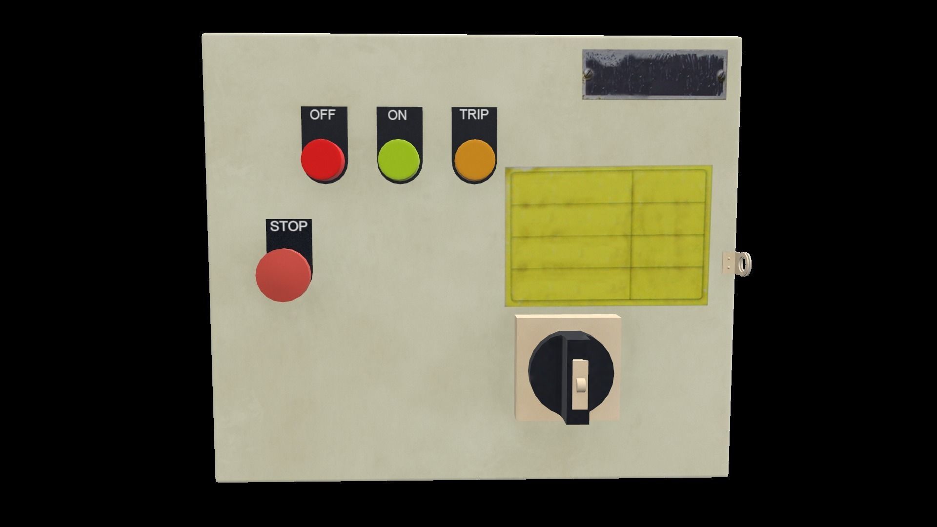 3D model Pannel control panel VR / AR / low-poly | CGTrader