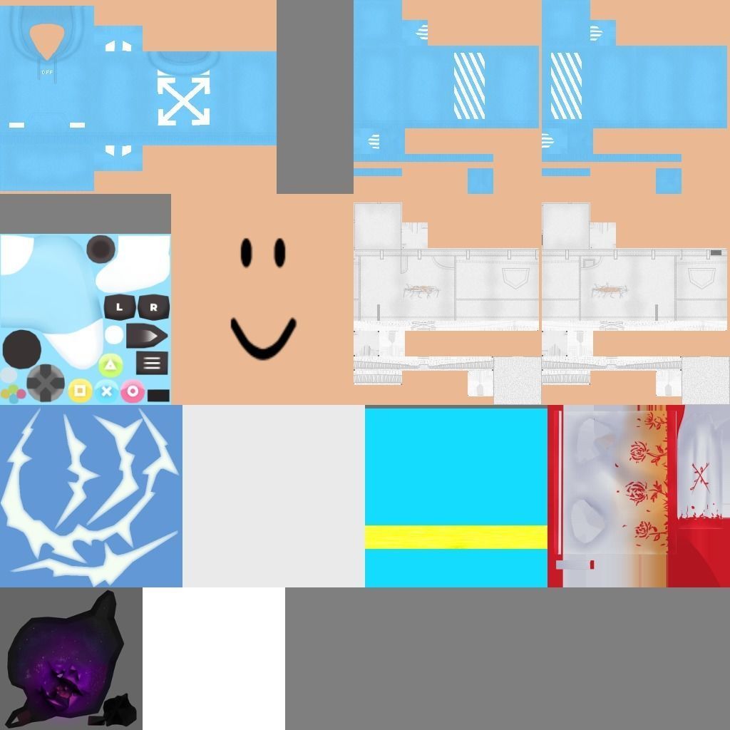 myavatarroblox minecraft papercraft sprite pack free 3D model | CGTrader