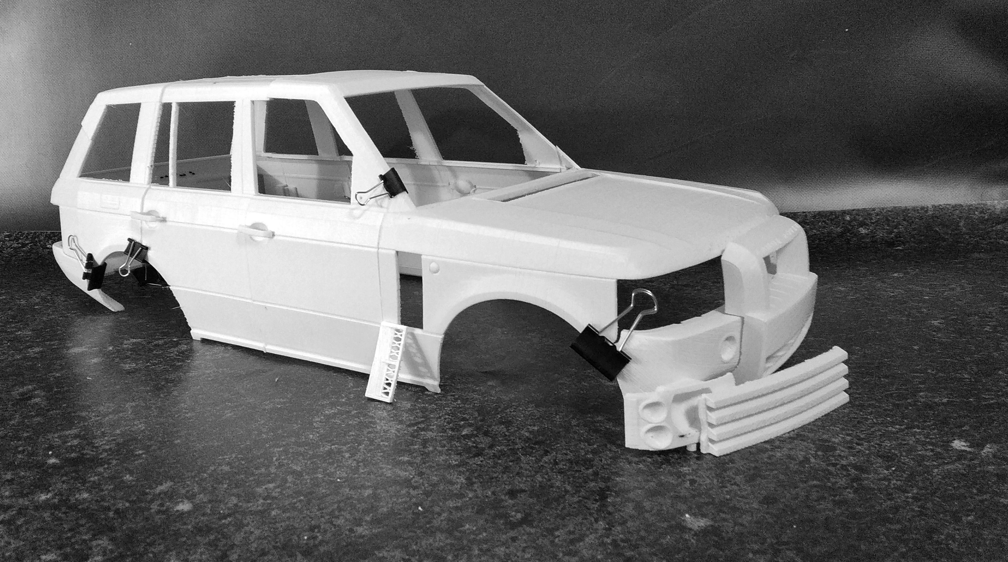 3D printed RC bodies Land Rover Range Rover 2005 3D model 3D printable ...
