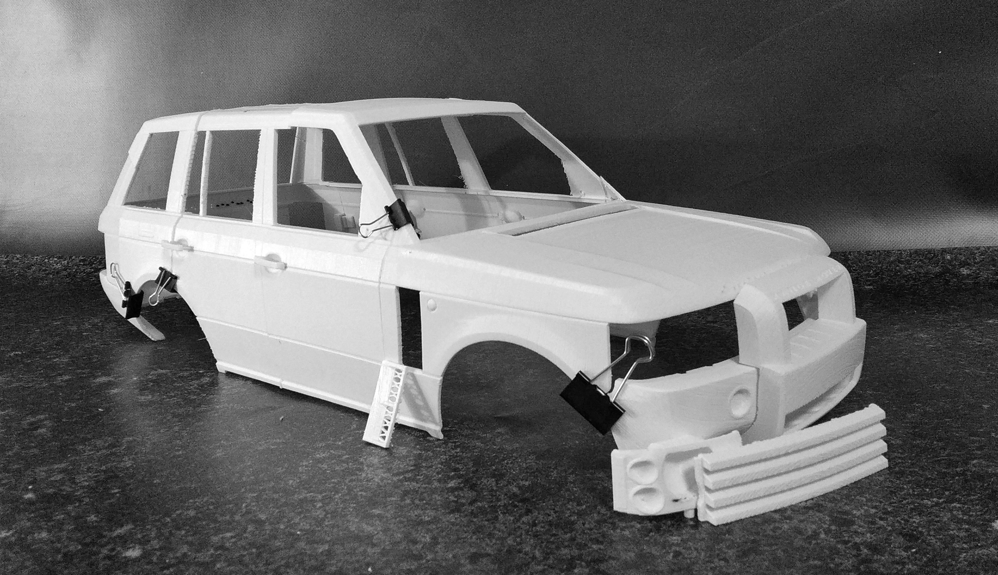 3D printed RC bodies Land Rover Range Rover 2005 3D model 3D printable ...