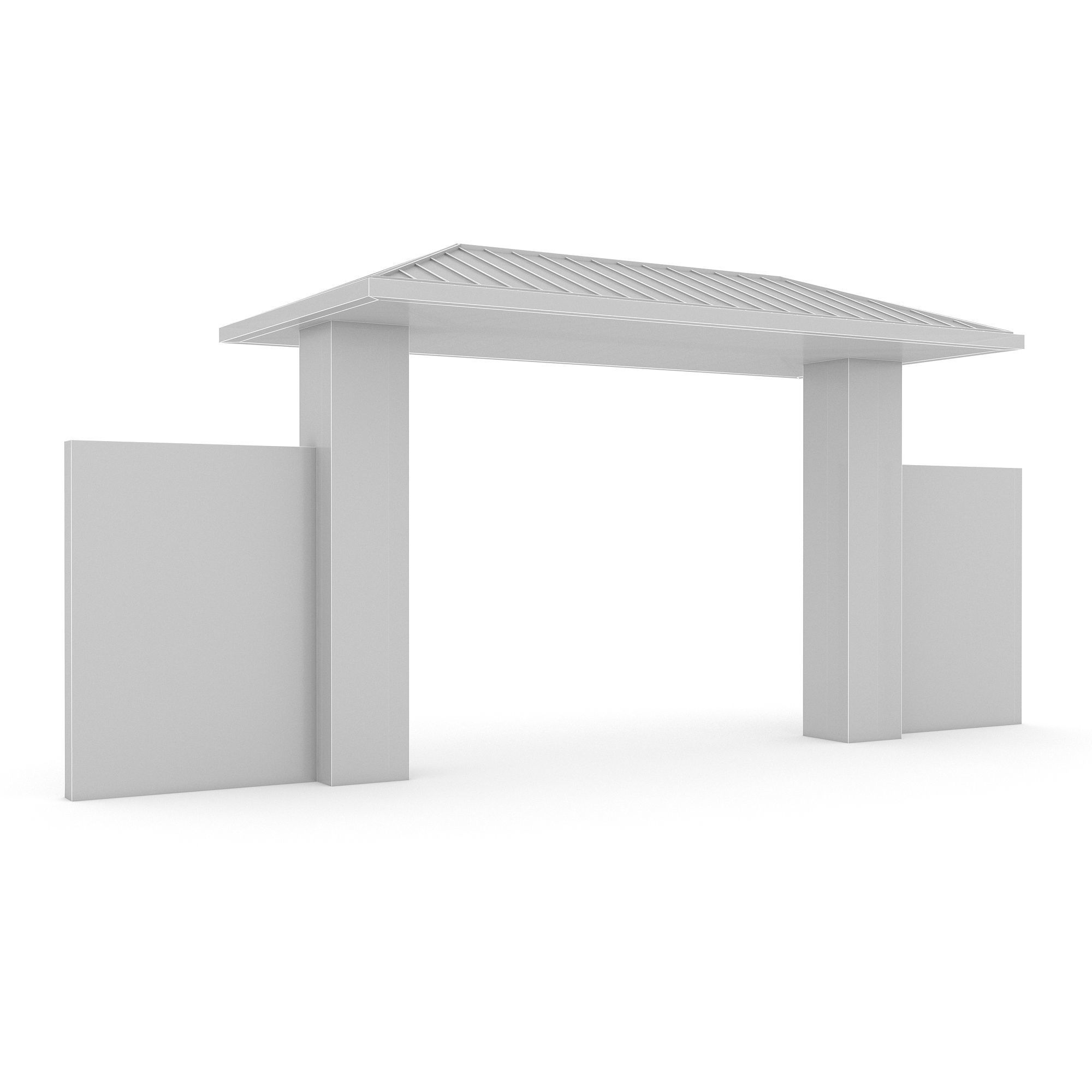 3D model garden gate 3D model VR / AR / low-poly | CGTrader