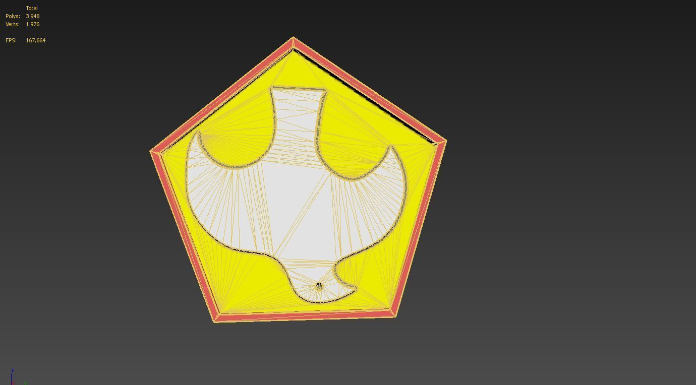 Peacemaker logo Emblem 3D model 3D printable | CGTrader