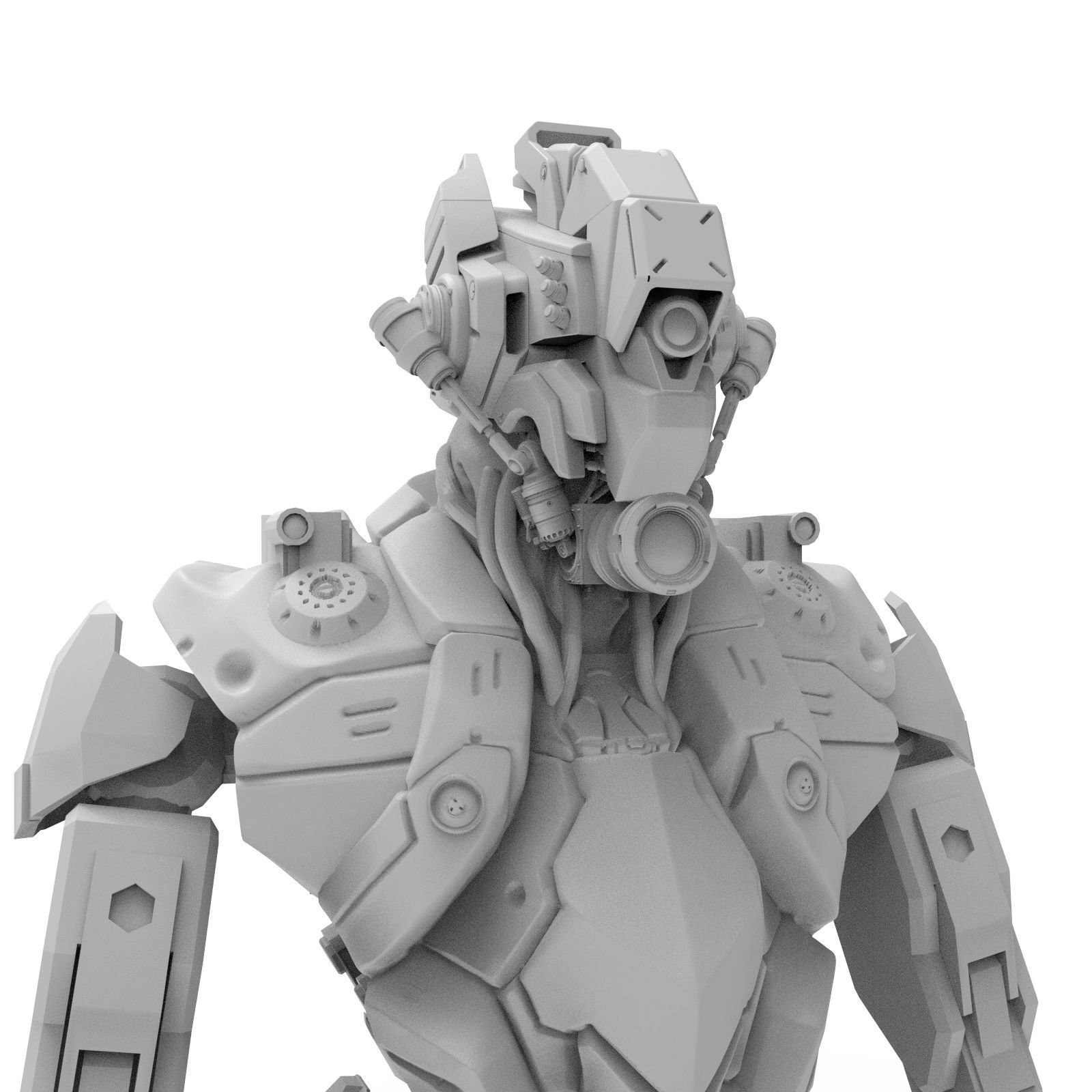 Mecha or Robot Scifi inspired 3D model | CGTrader
