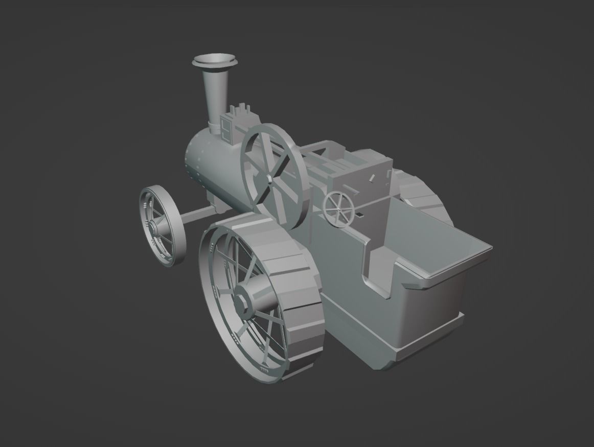 3D model Burrell Traction Engine VR / AR / low-poly | CGTrader