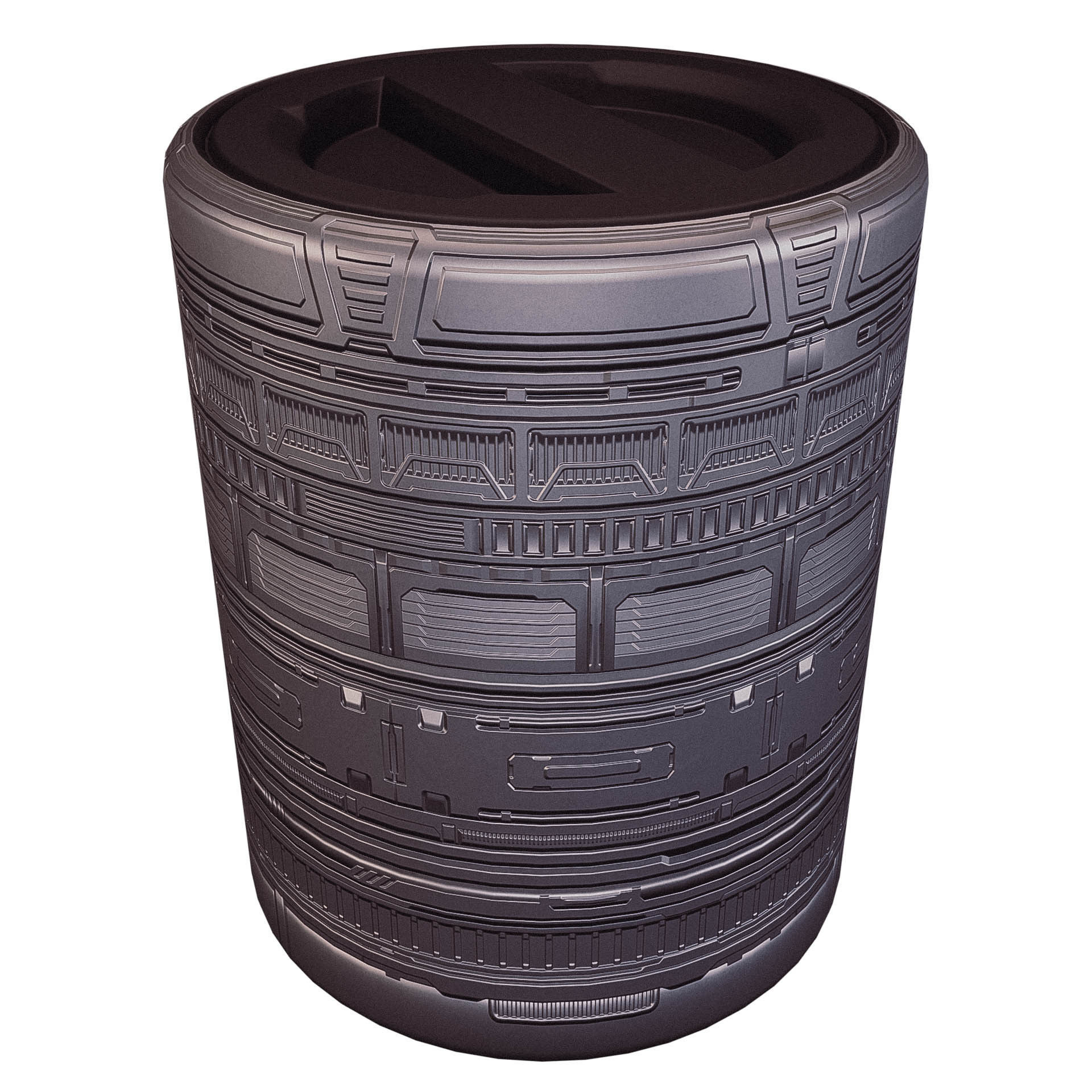 Sci-fi Trim Textures Map free VR / AR / low-poly 3D model | CGTrader