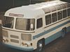 3D model Retro classic old USSR Russian school bus vehicle enviroment ...