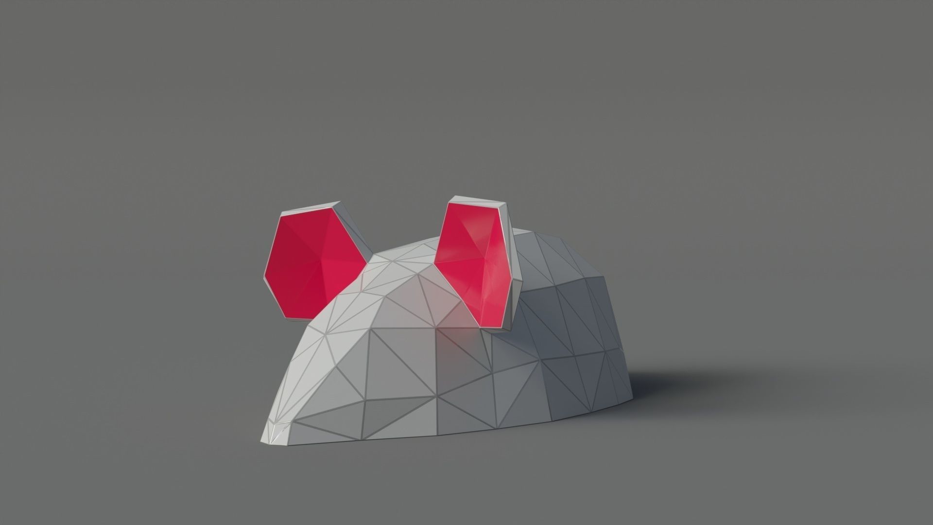 3D model Mouse polygonal VR / AR / low-poly | CGTrader