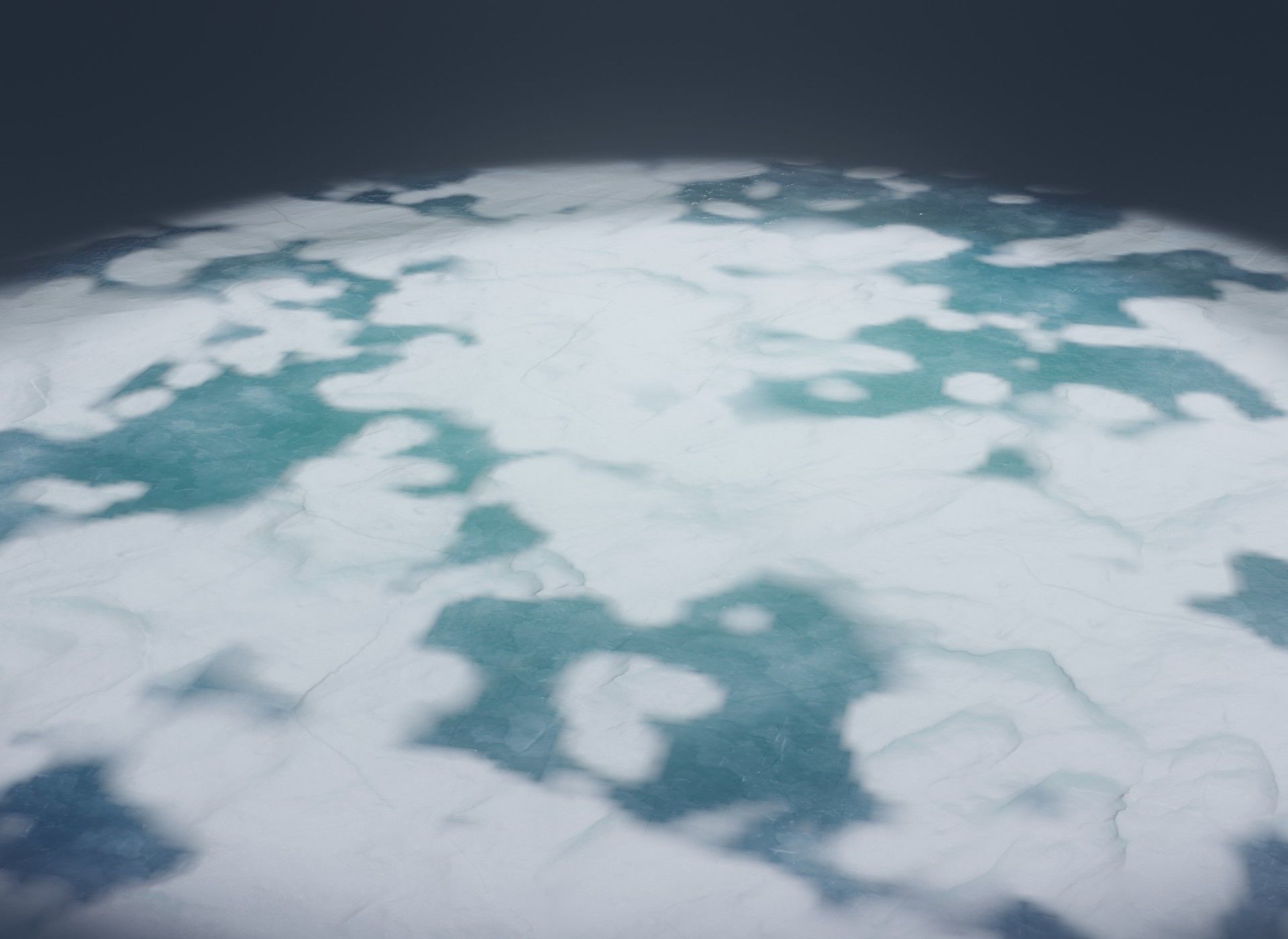 3D model Cartoon Icy Terrain 3D Model VR / AR / low-poly | CGTrader