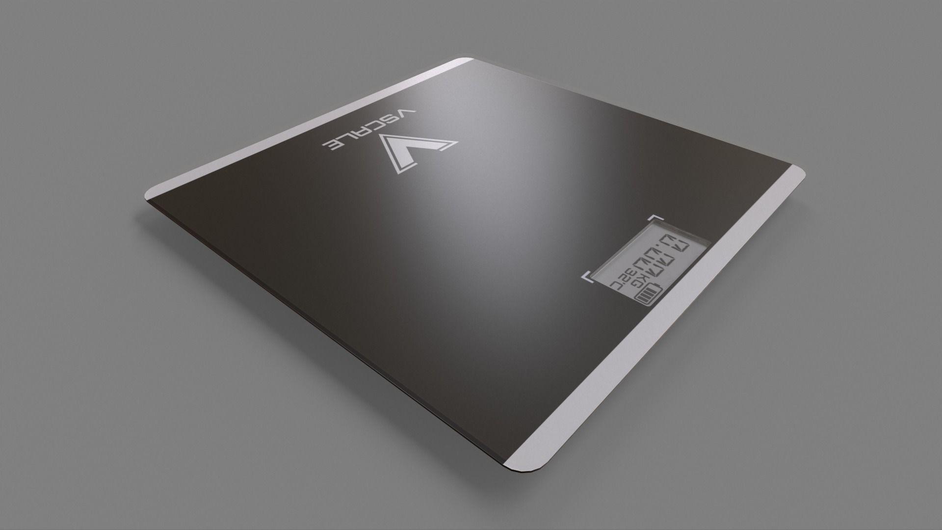 3D model PBR Personal Digital Body Weight Scale VR / AR / low-poly ...