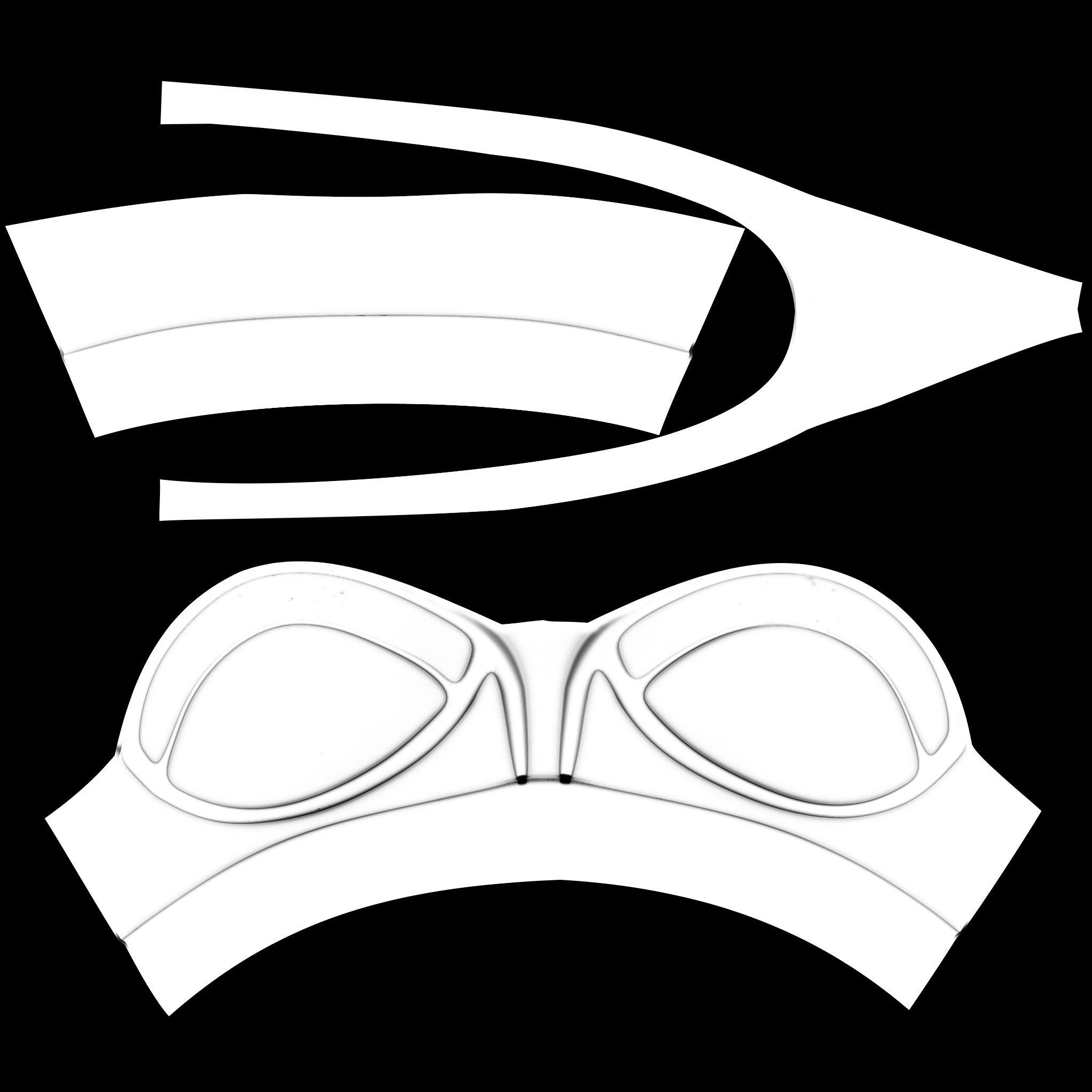 3D model Black Bralet Top VR / AR / low-poly | CGTrader