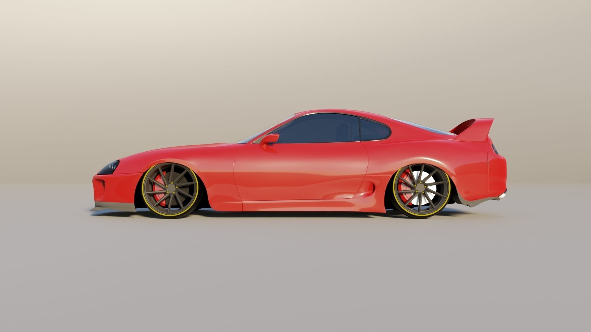 Toyota Supra MK4 free 3D model | CGTrader