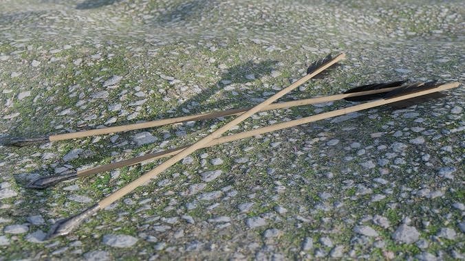 3D model Ultra lowpoly arrow VR / AR / low-poly | CGTrader