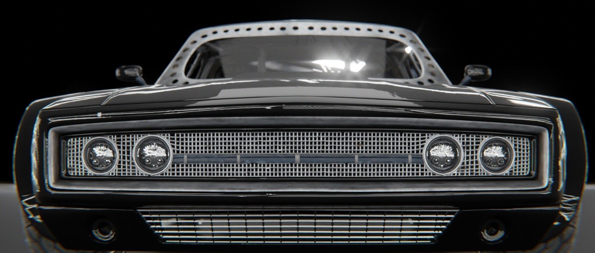 3D model DODGE ICE CHARGER VR / AR / low-poly | CGTrader