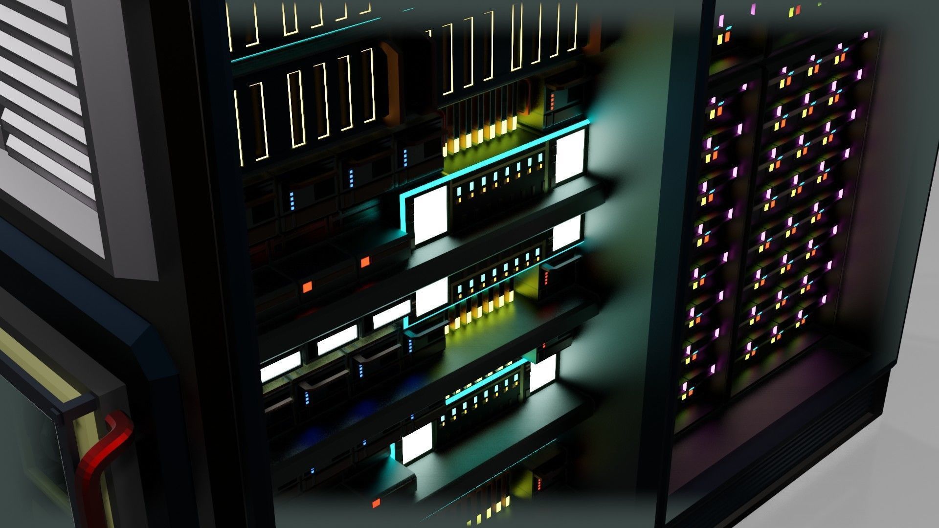 server computer 3D model | CGTrader