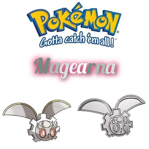 Amazing Pokemon Magearna Cookie Cutter Stamp Cake Decorating 3D model ...