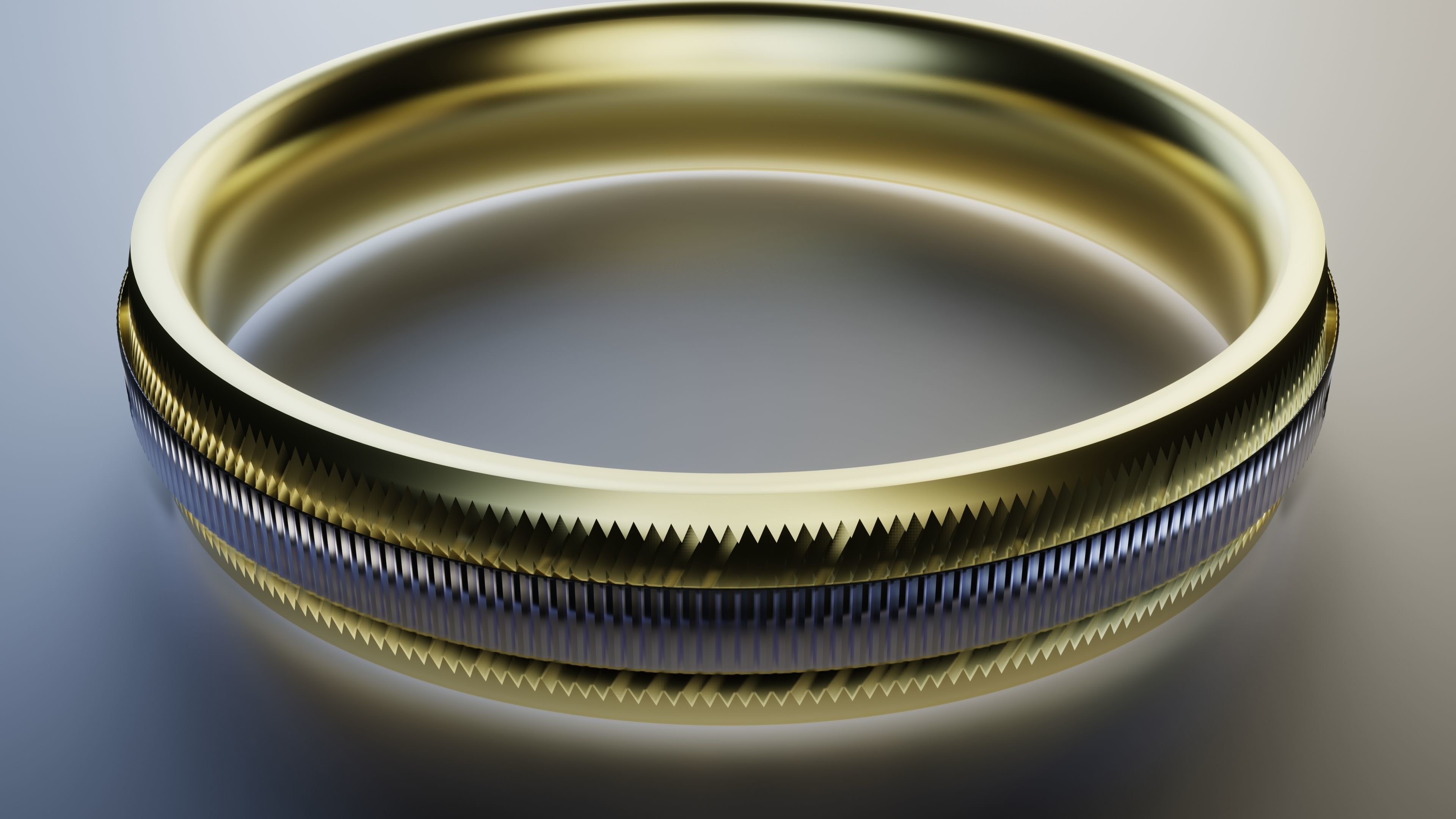 Silver Lining Ring 3D model | CGTrader