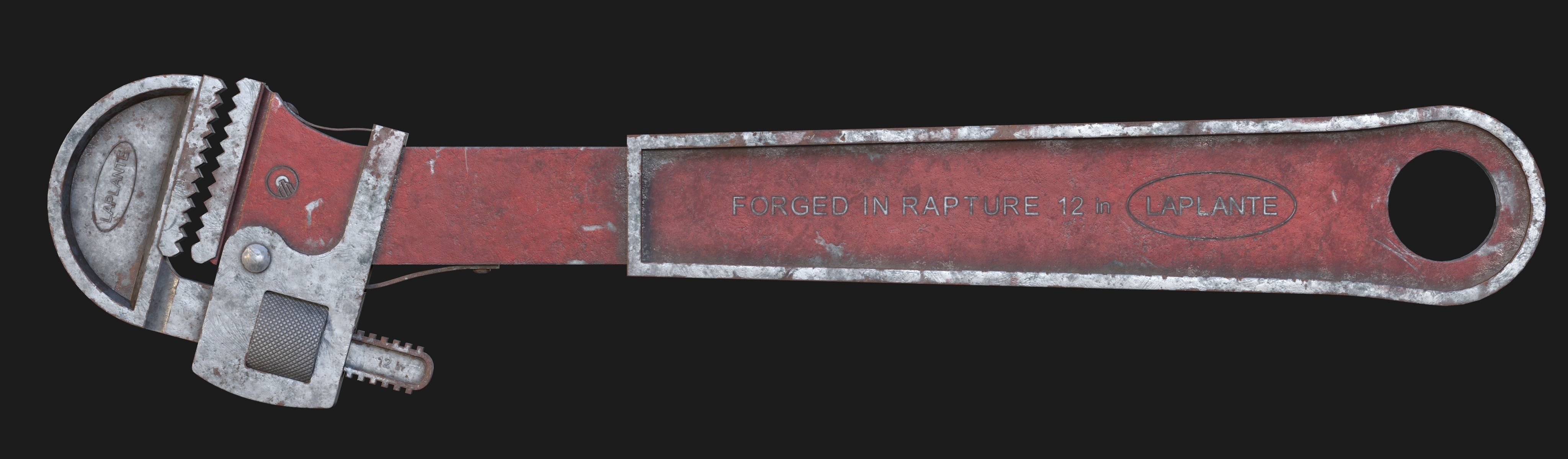 3D model Bioshock wrench VR / AR / low-poly | CGTrader