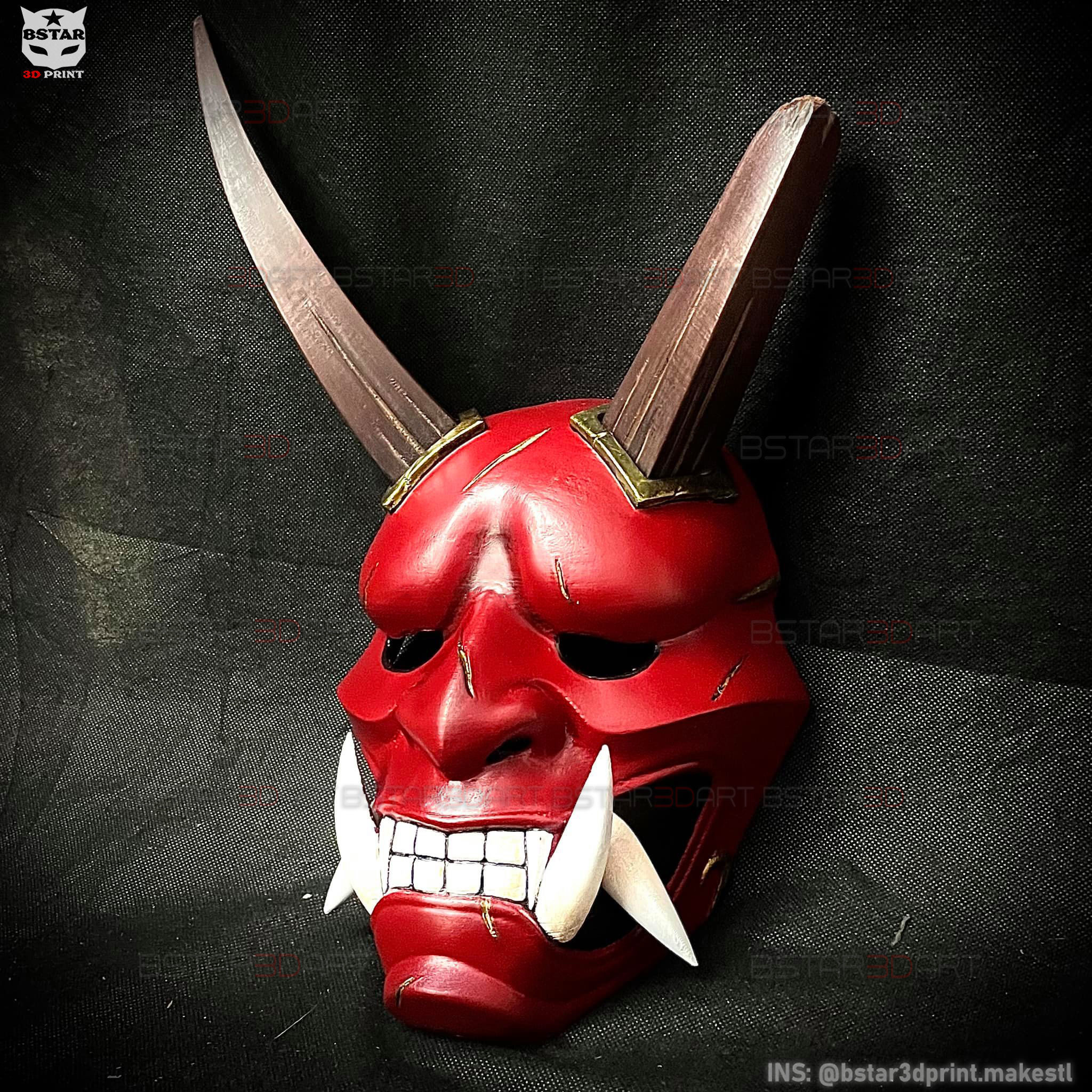 Aragami 2 Mask - Oni Devil Mask - Halloween Cosplay 3D model 3D ...