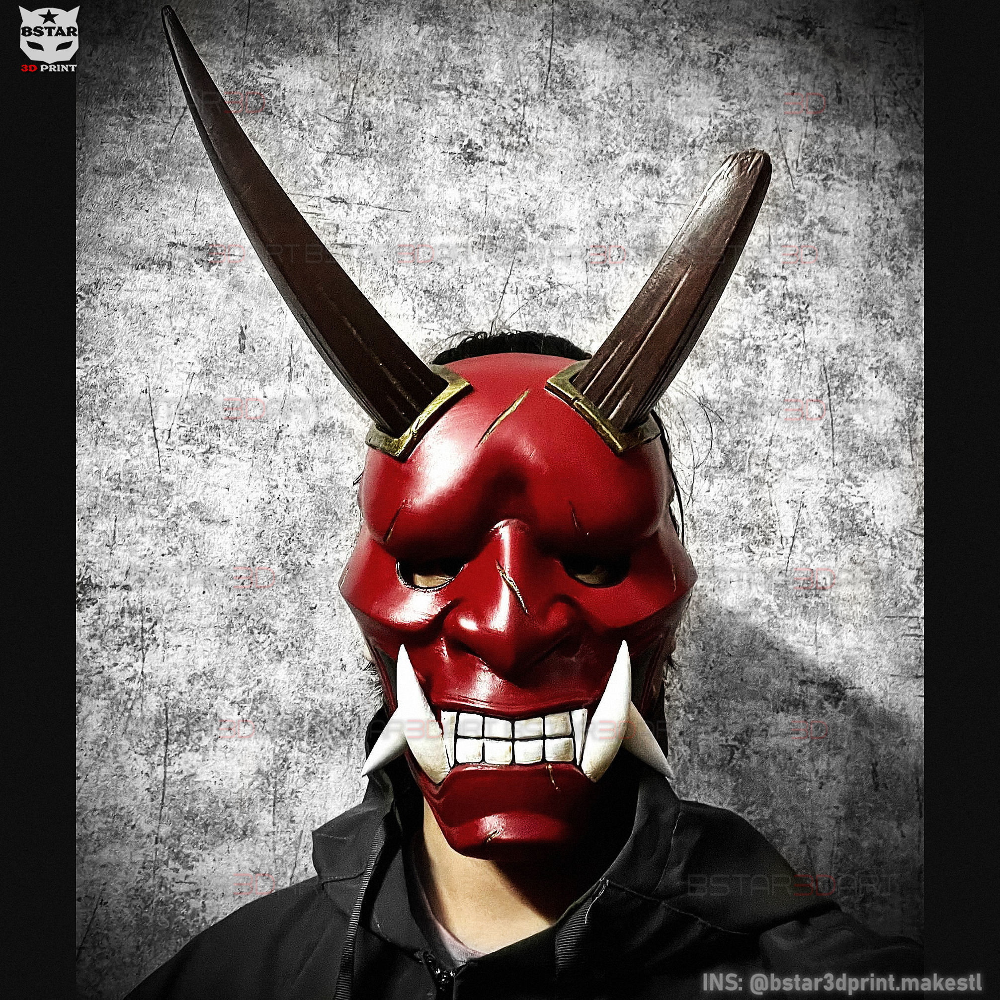 Aragami 2 Mask - Oni Devil Mask - Halloween Cosplay 3D model 3D ...