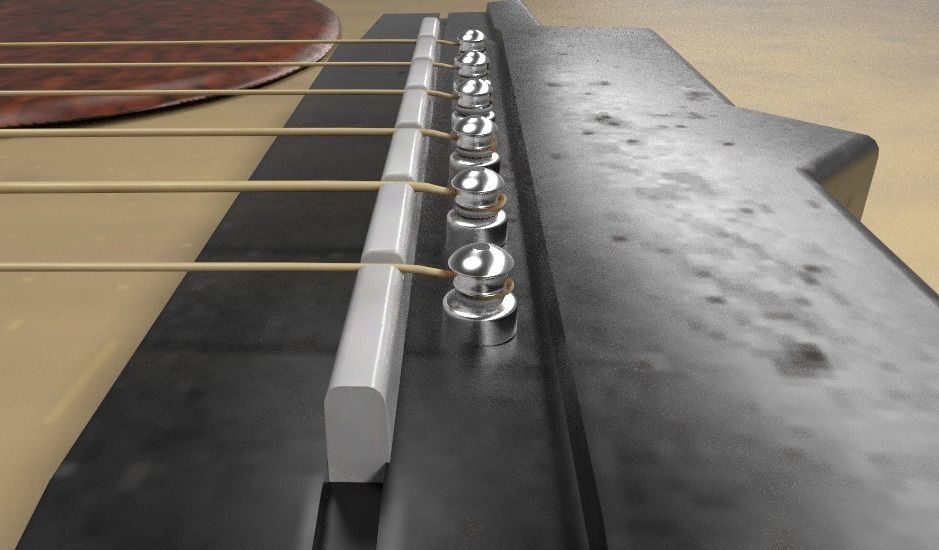 3D model musical instrument set VR / AR / low-poly | CGTrader