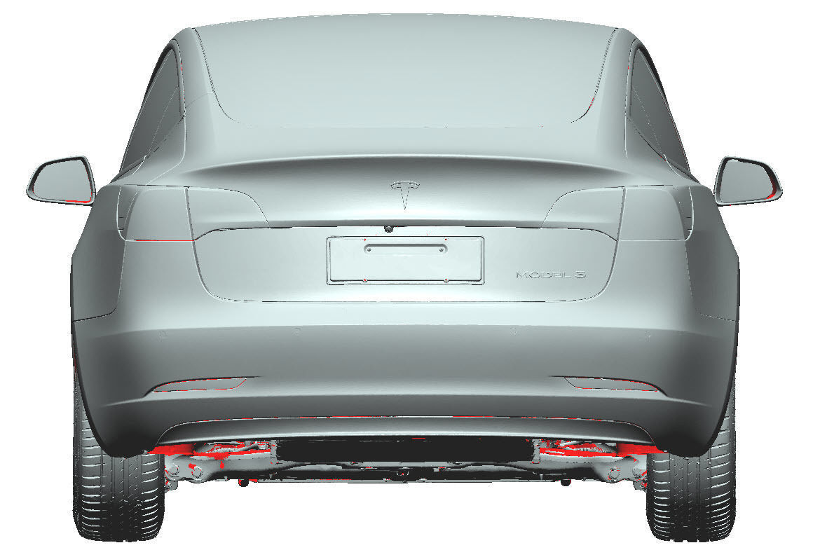 Tesla Model 3 2020 - Exterior Scan 3D model 3D model | CGTrader