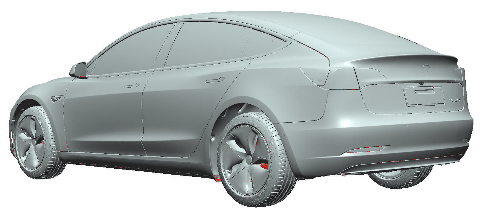 Tesla Model 3 2020 - Exterior Scan 3D model 3D model | CGTrader