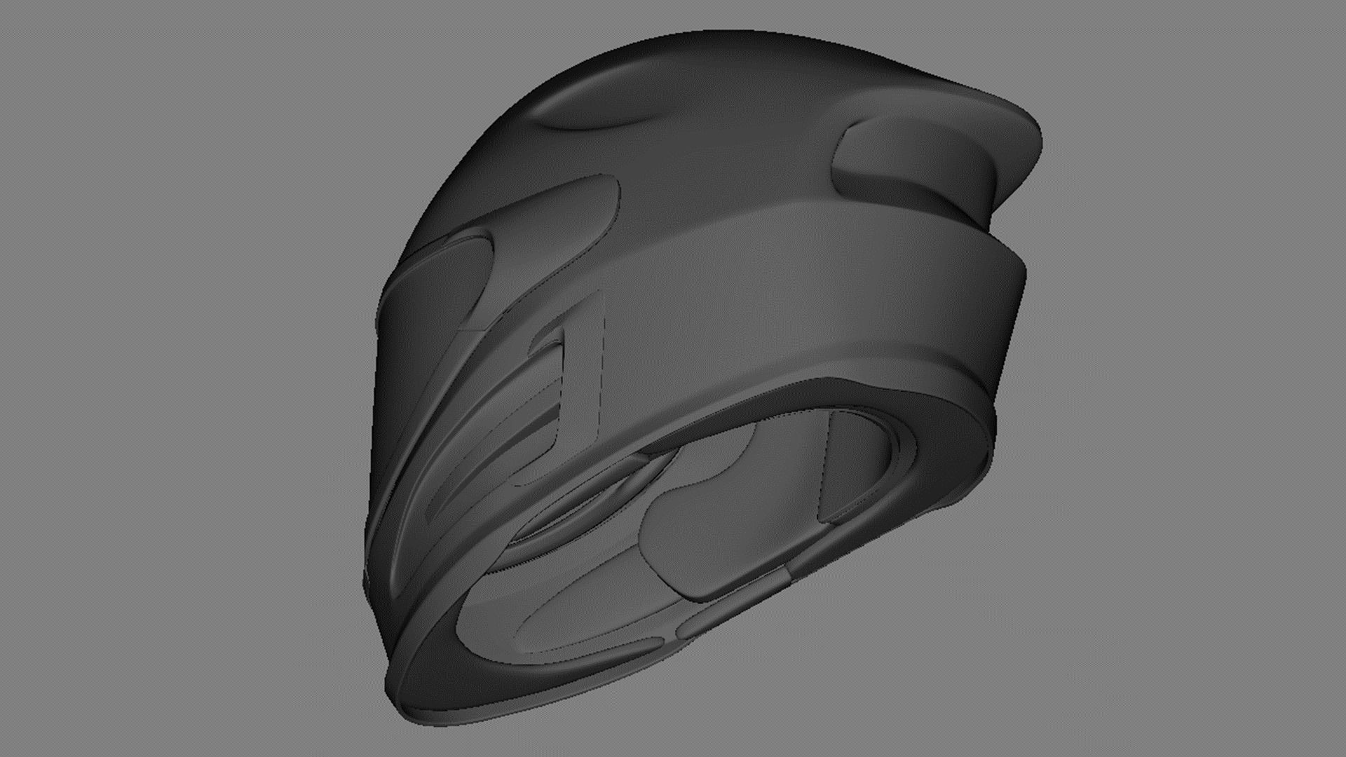Base Mesh Helmet Full Face 3D Model 3D model | CGTrader