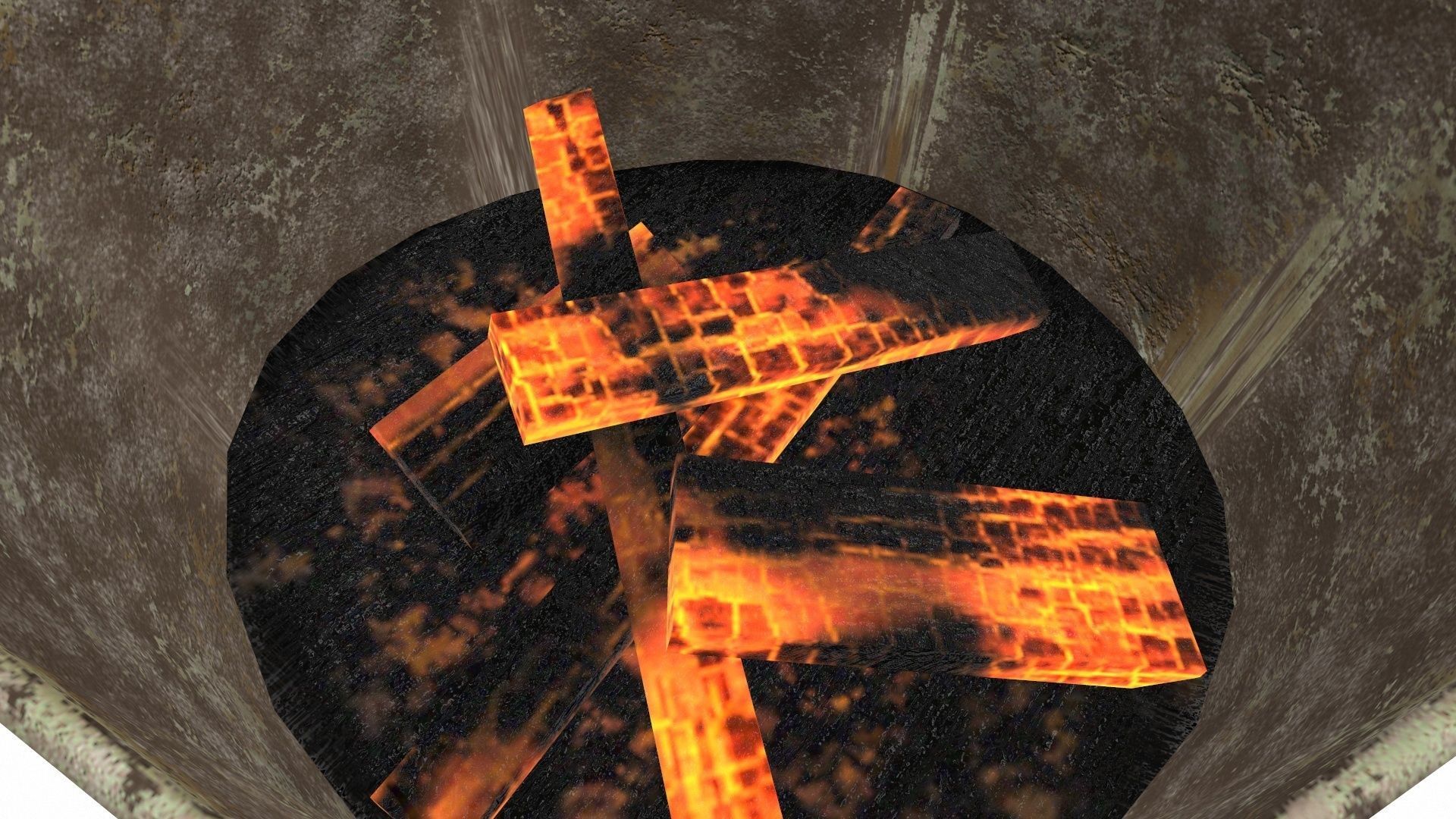 3D model Barrel Fire Low Poly VR / AR / low-poly | CGTrader