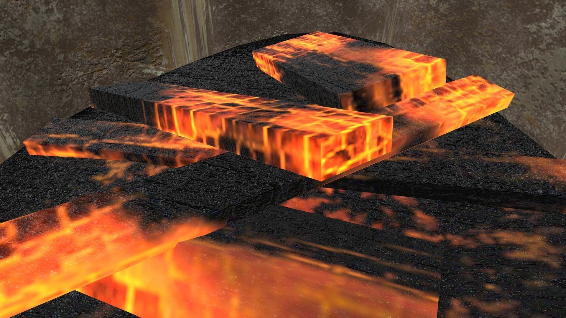 3D model Barrel Fire Low Poly VR / AR / low-poly | CGTrader