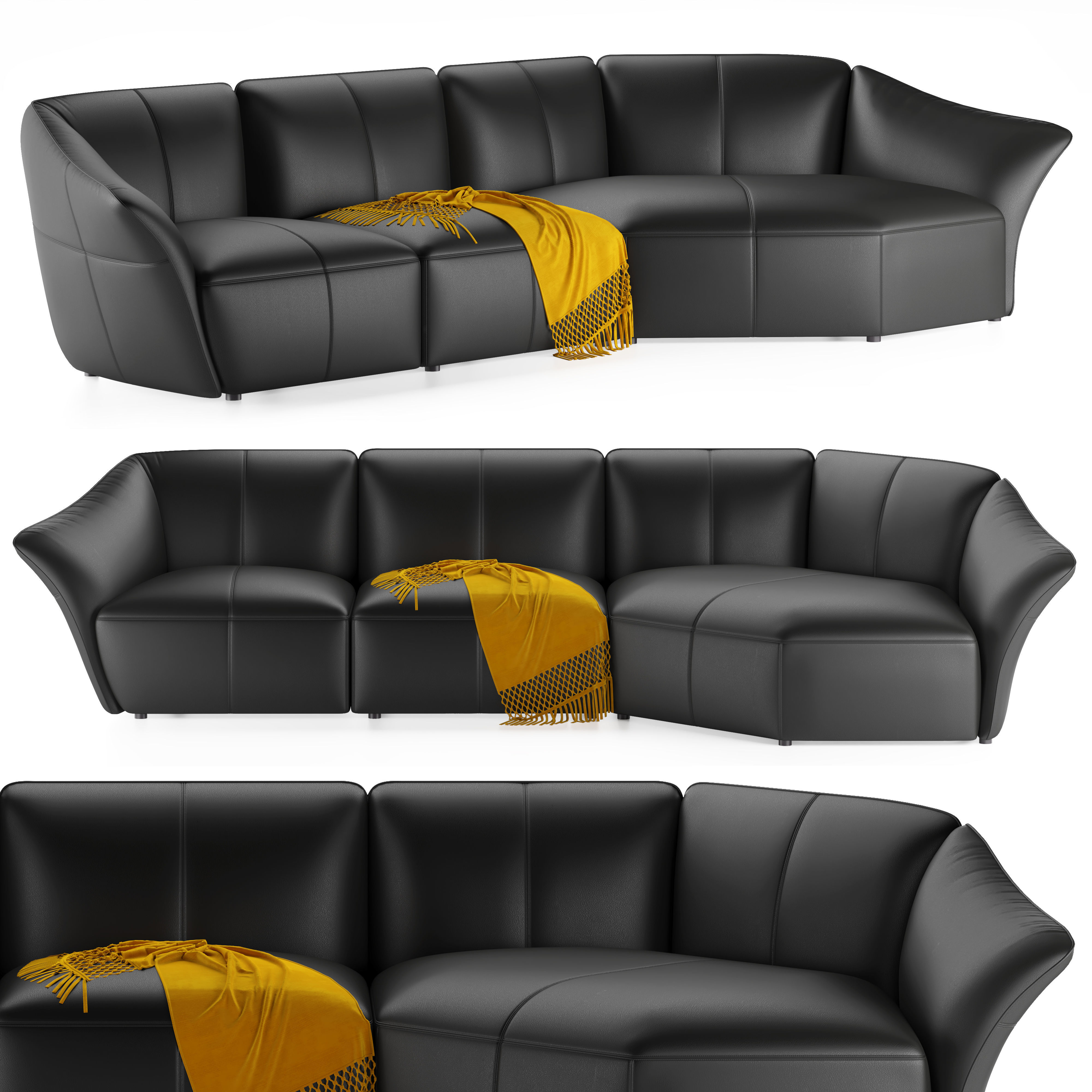 sofa Natuzzi Italia TIMELESS 2 3D model | CGTrader