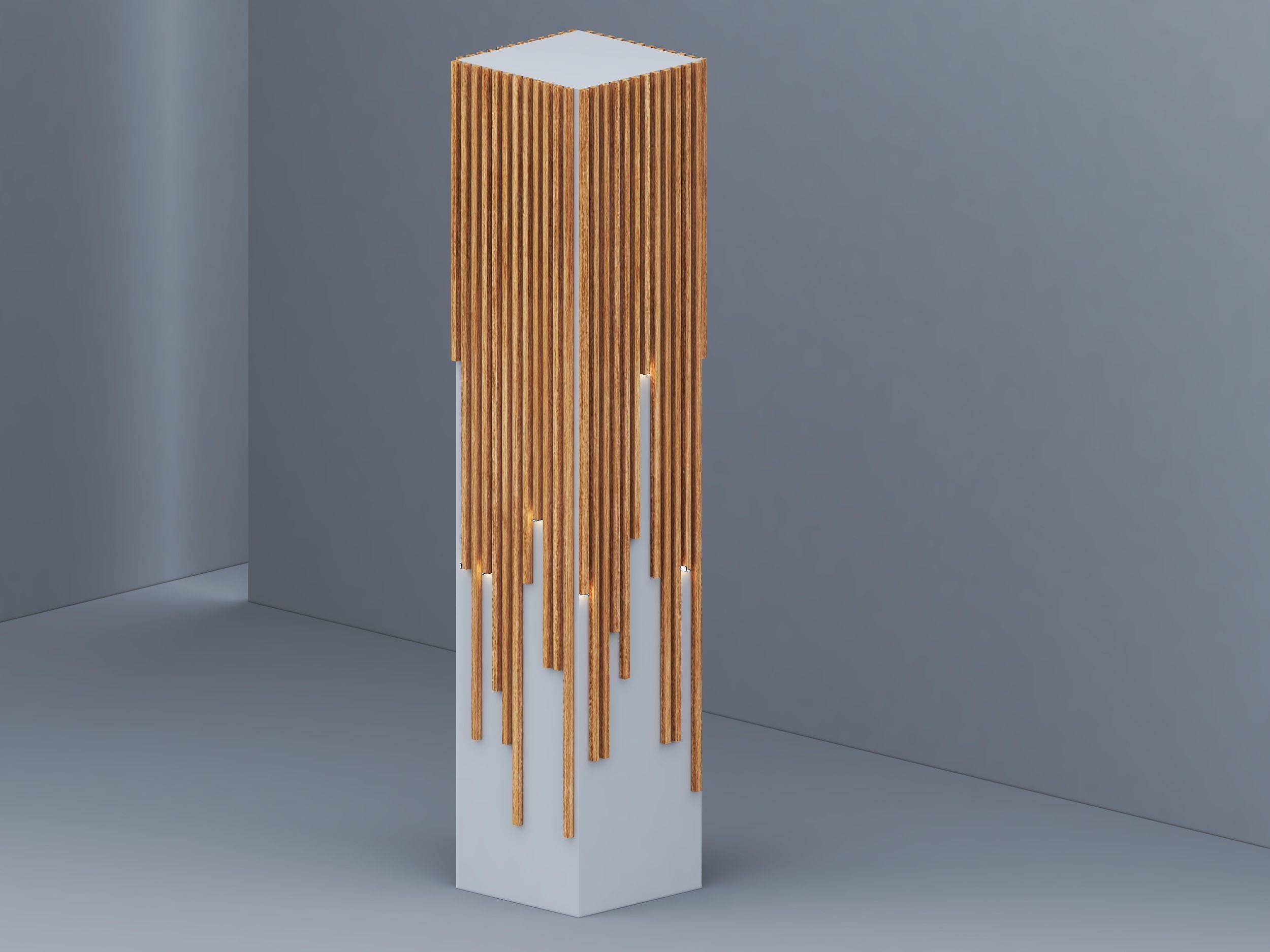 pillar design 3D model | CGTrader