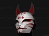 Aragami 2 Mask - Kitsune Mask - Halloween Cosplay 3D model 3D printable ...