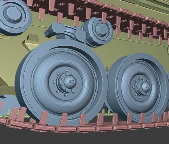AMX 13 105 TANK 3D model 3D printable | CGTrader