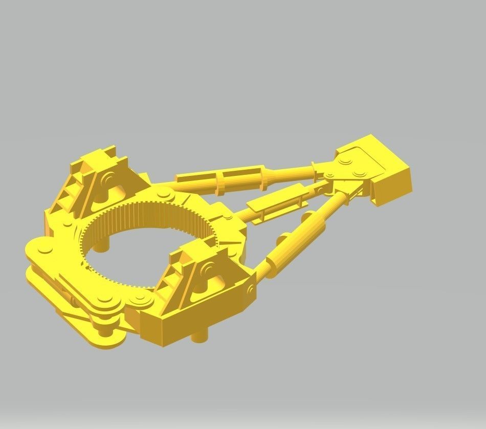 H0 Scale - Piling Machine Oscillator 3D model 3D printable | CGTrader