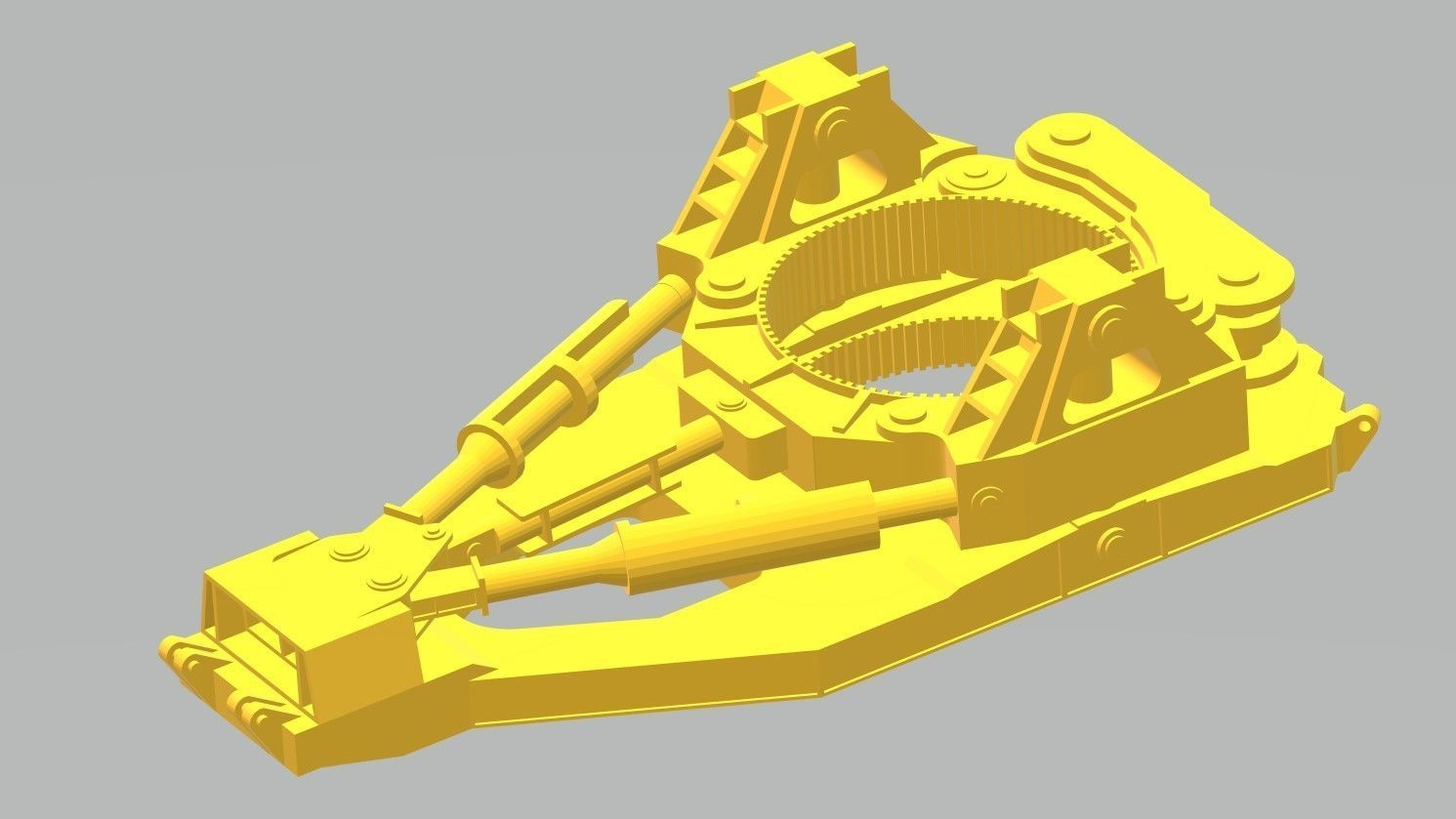 H0 Scale - Piling Machine Oscillator 3D model 3D printable | CGTrader