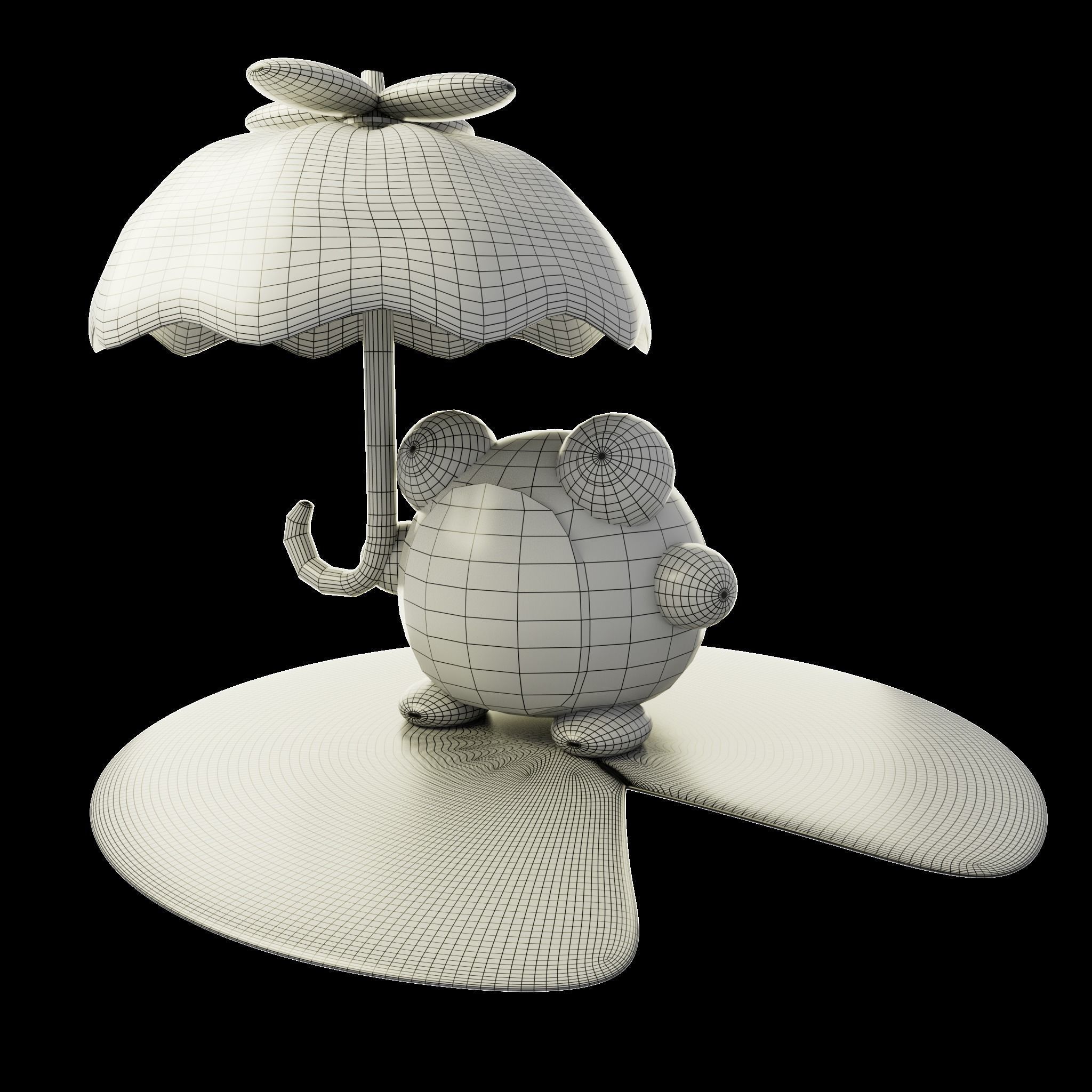 Strawberry Frog free VR / AR / low-poly 3D model | CGTrader