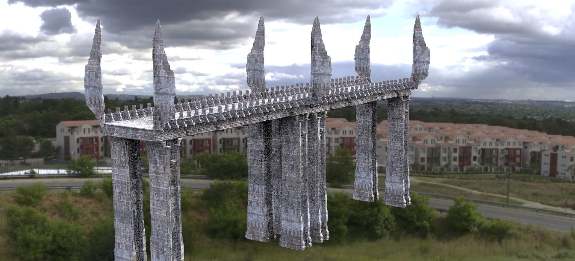 League of legends Inspired Angel wings bridges 5 designs 3D 3D model ...