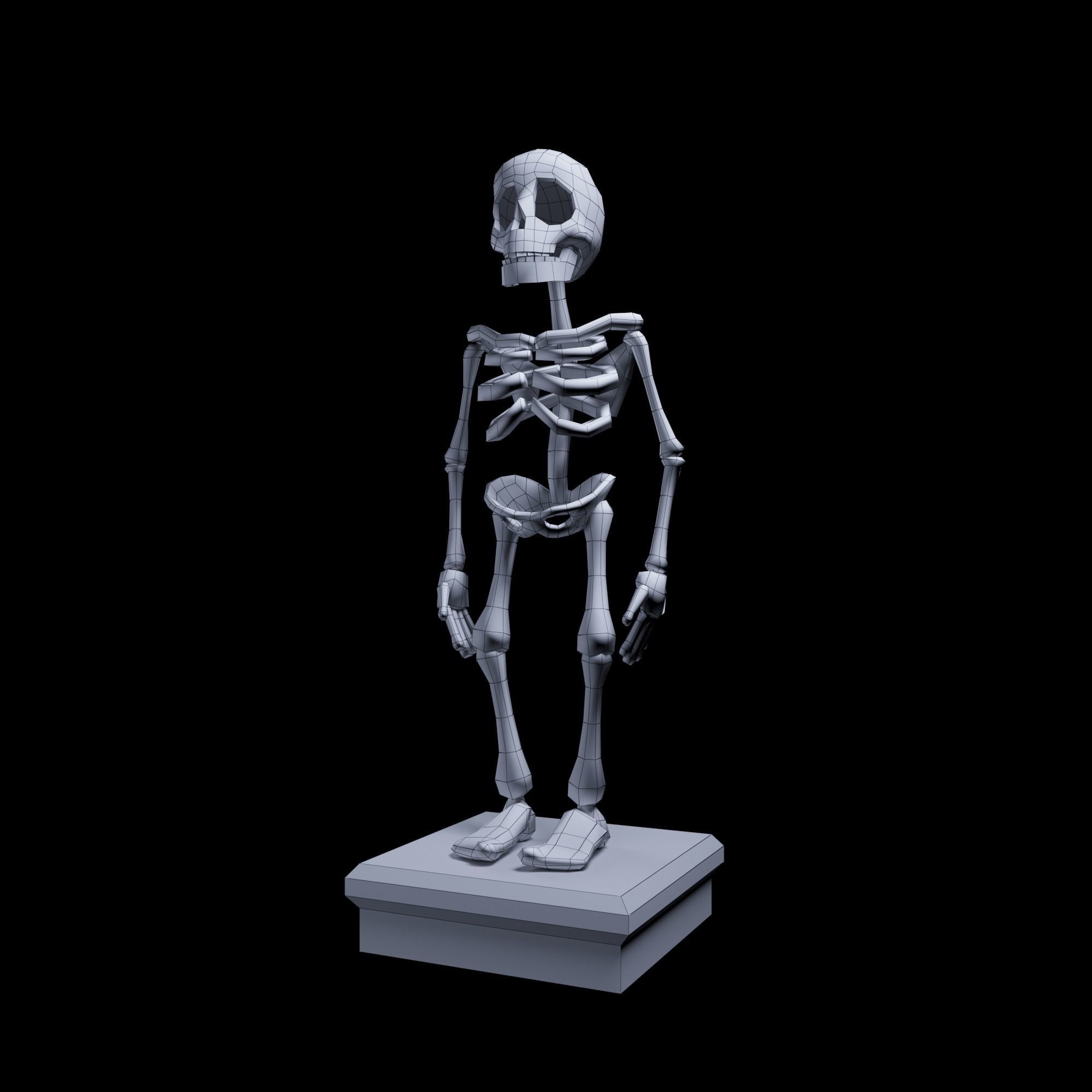 3D model Skeleton Joe VR / AR / low-poly | CGTrader