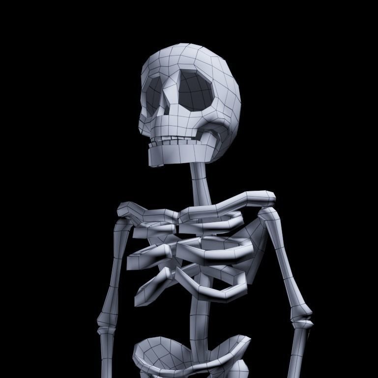 3D model Skeleton Joe VR / AR / low-poly | CGTrader