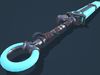 3D model League of Legends Ekko Sword Low Poly Game Ready VR / AR / low ...
